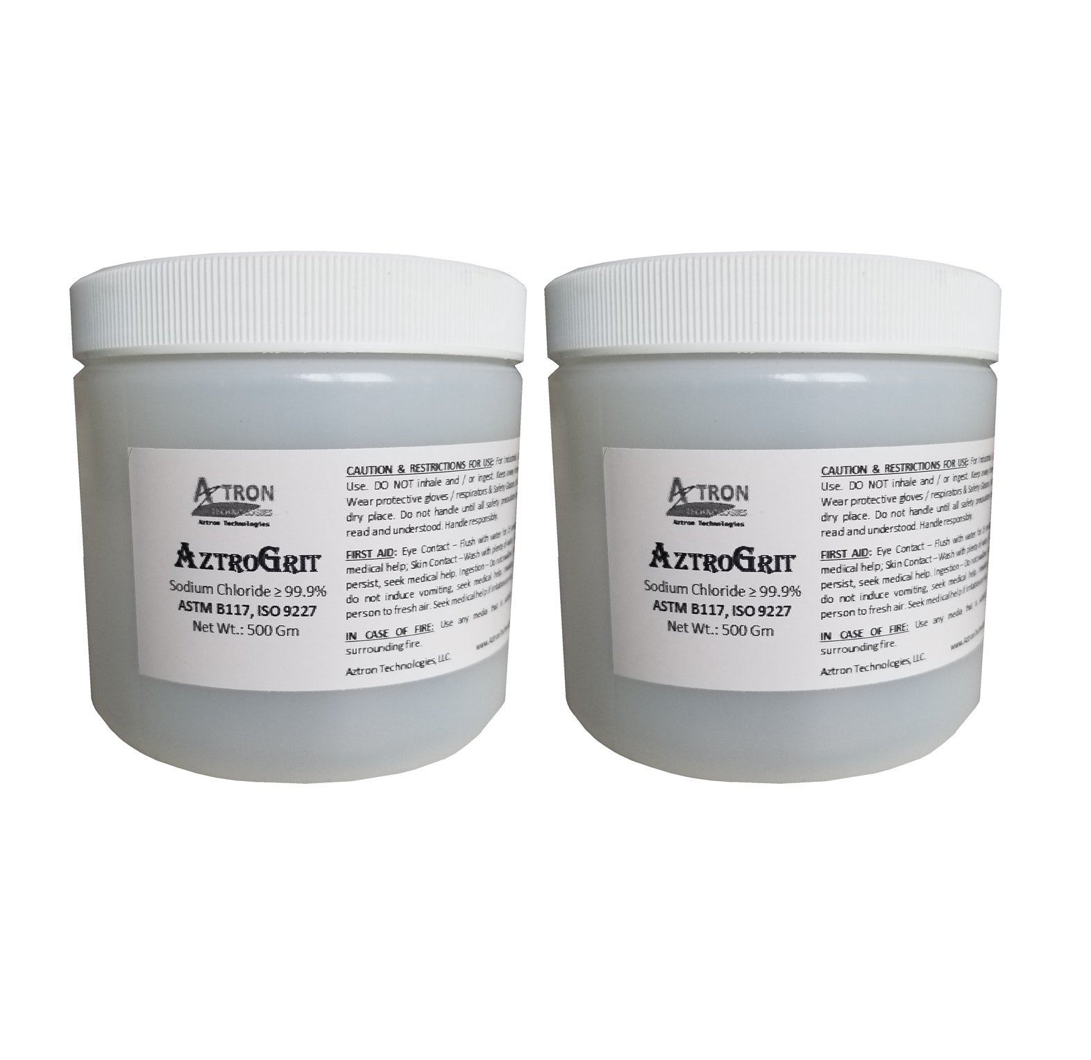 AztroGrit Sodium Chloride ≥99.97%, ASTM B117, ISO 9227 for Corrosion ...